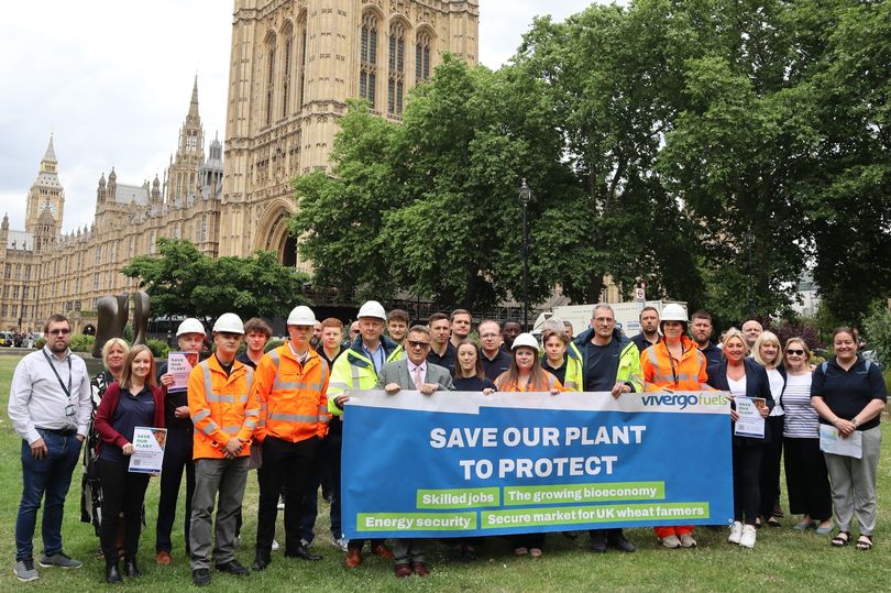 Saltend bioethanol plant workers visit Westminster amid closure fears