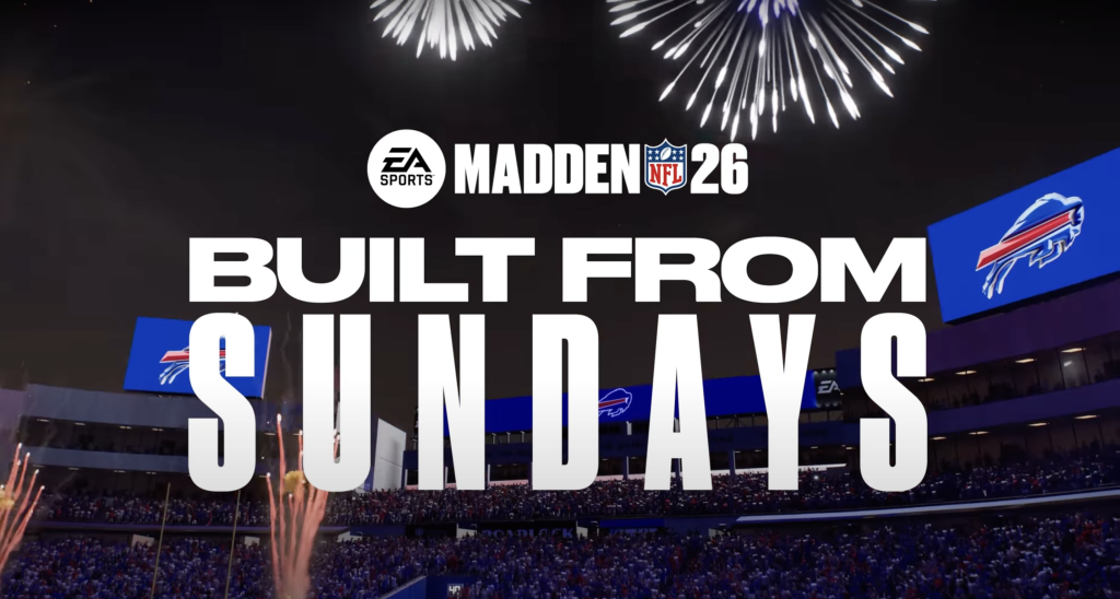 Scott Hanson featuring in EA Sports' Madden NFL 26