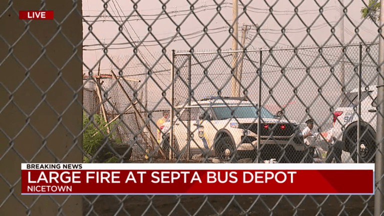 40 decommissioned buses damaged in SEPTA depot fire