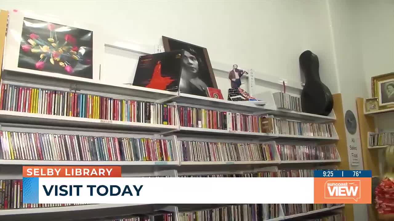 Lizzie gets a tour of the Selby Library