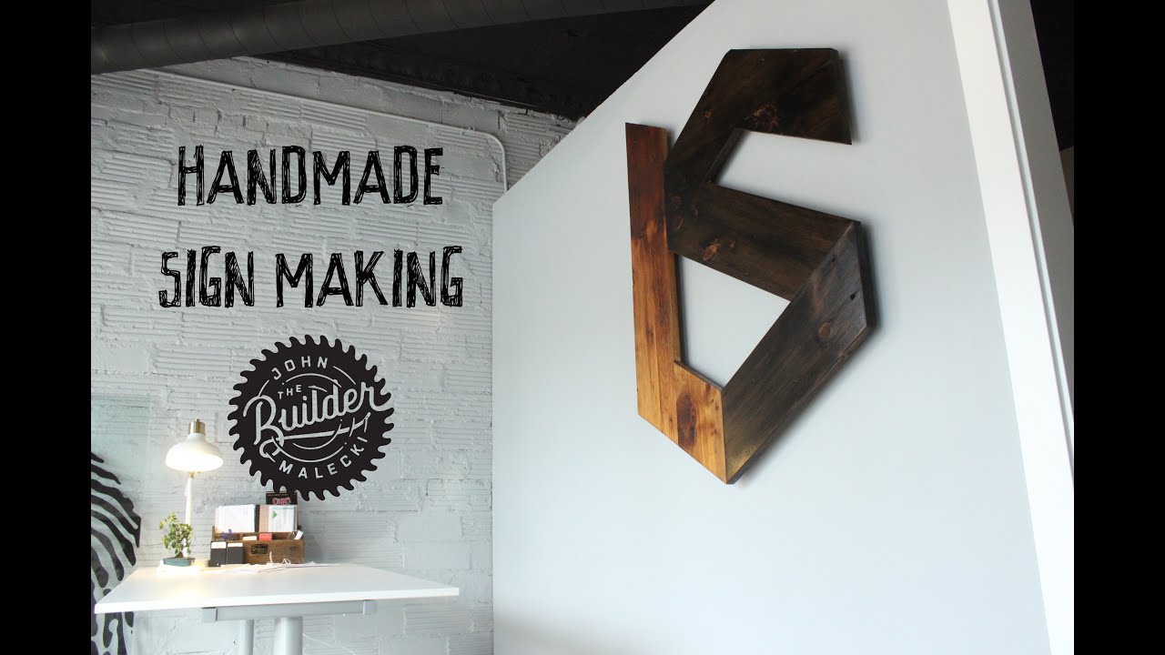 Make a Handmade Sign from Reclaimed Wood
