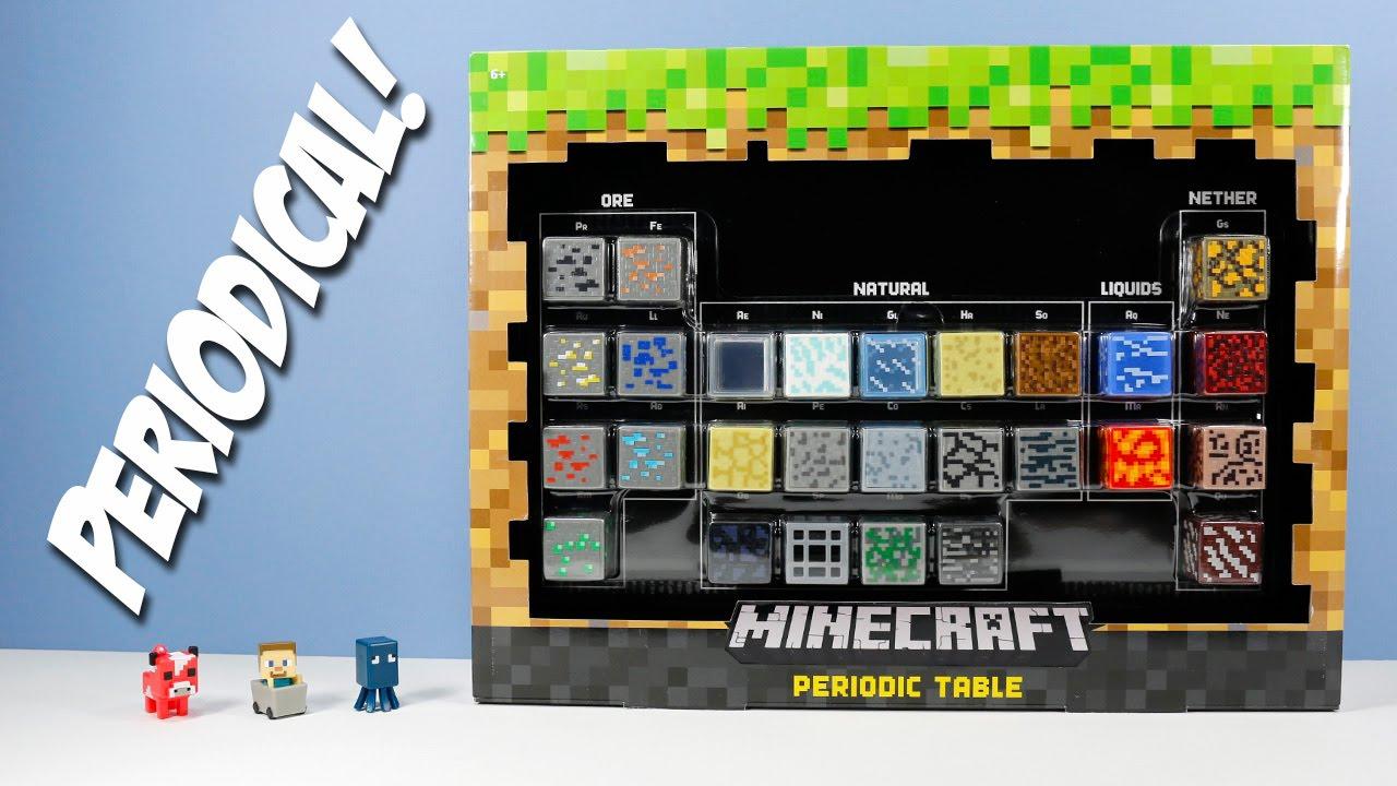 Minecraft Periodic Table Of Elements Mini-figures Blocks Ore Natural ...