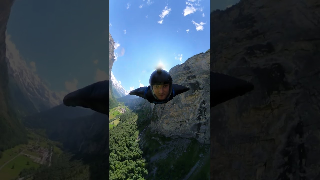 Wingsuit BASE Jump the Waterfall