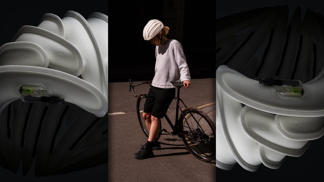 What’s it like to use this new strong and light inflatable bike helmet