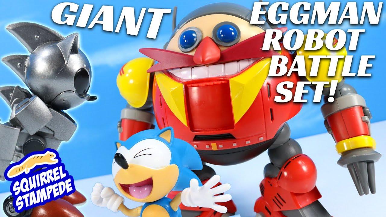 Sonic The Hedgehog Giant Eggman Robot Battle Set 30th Anniversary