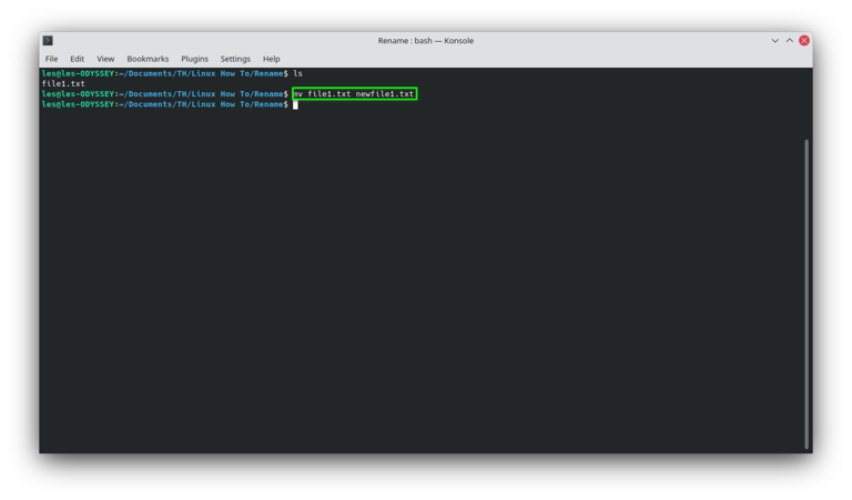 How To Move and Rename Files in the Linux Terminal