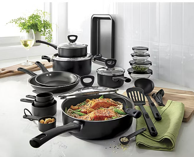 Cooks 30-Pc Aluminum Non-Stick Cookware Set ONLY $49.99 (Was $180!) at ...