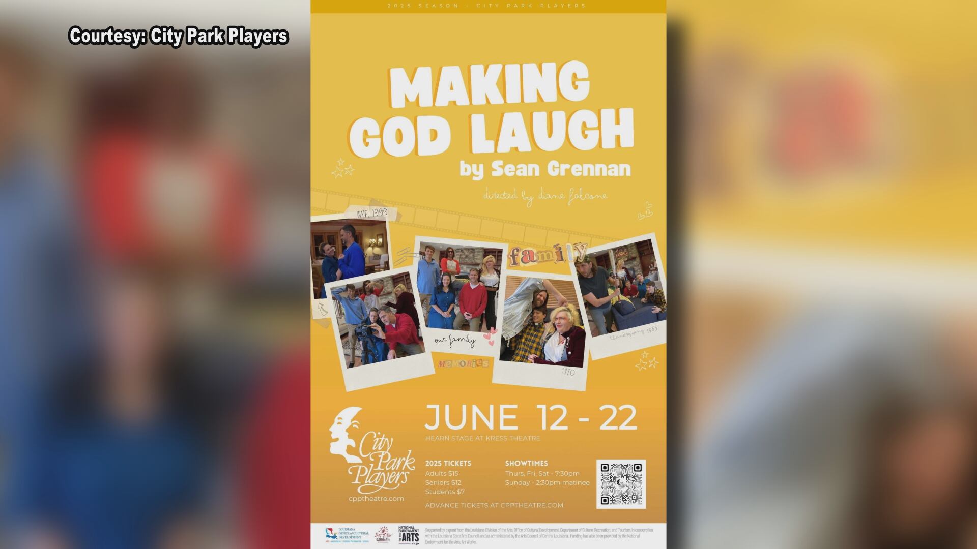 City Park Players’ opening night of ‘Making God Laugh’