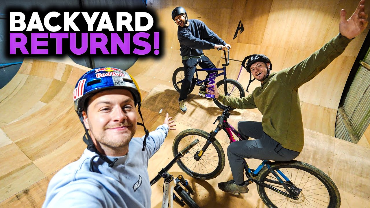 Back to the backyard build and pit bike track!