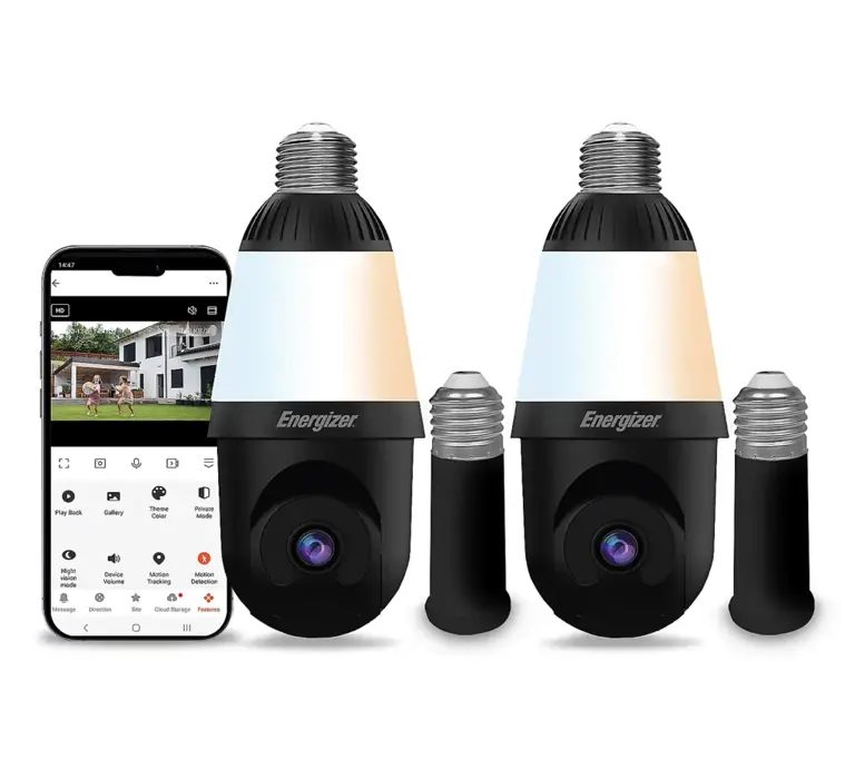 Save Over $100 on This 2-Pack of Energizer Smart Light Bulb Cameras ...