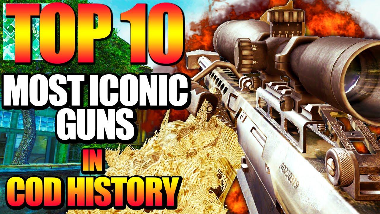 Top 10 "iconic Guns" In Cod History (top 10 - Top Ten) Call Of Duty | Chaos