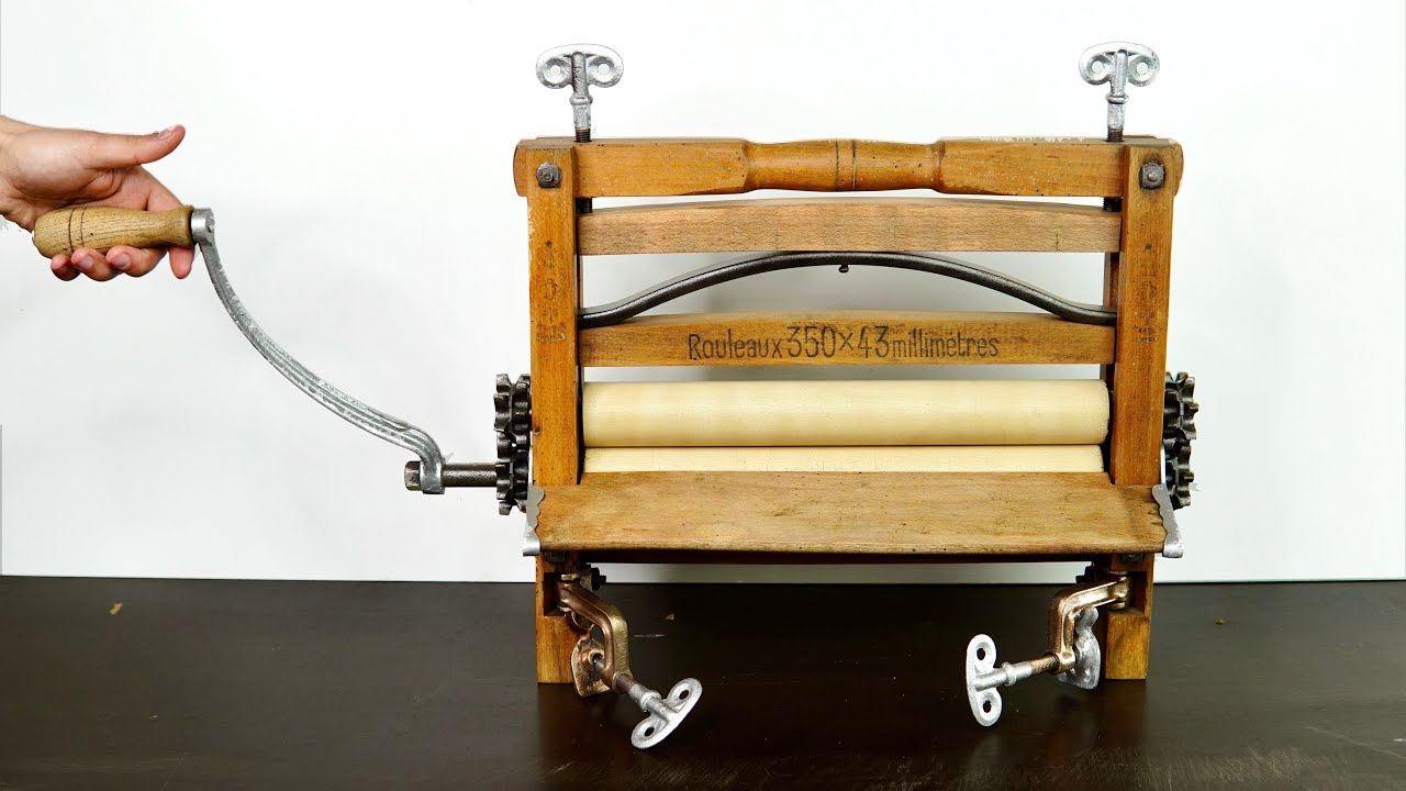 Restoring an antique hand wringer