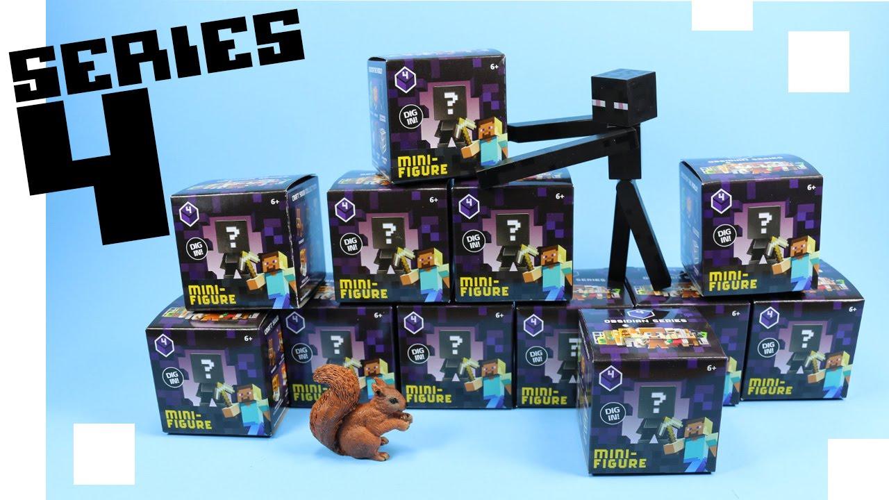 Minecraft Mini-figure Obsidian Series 4 Collection Review & Codes