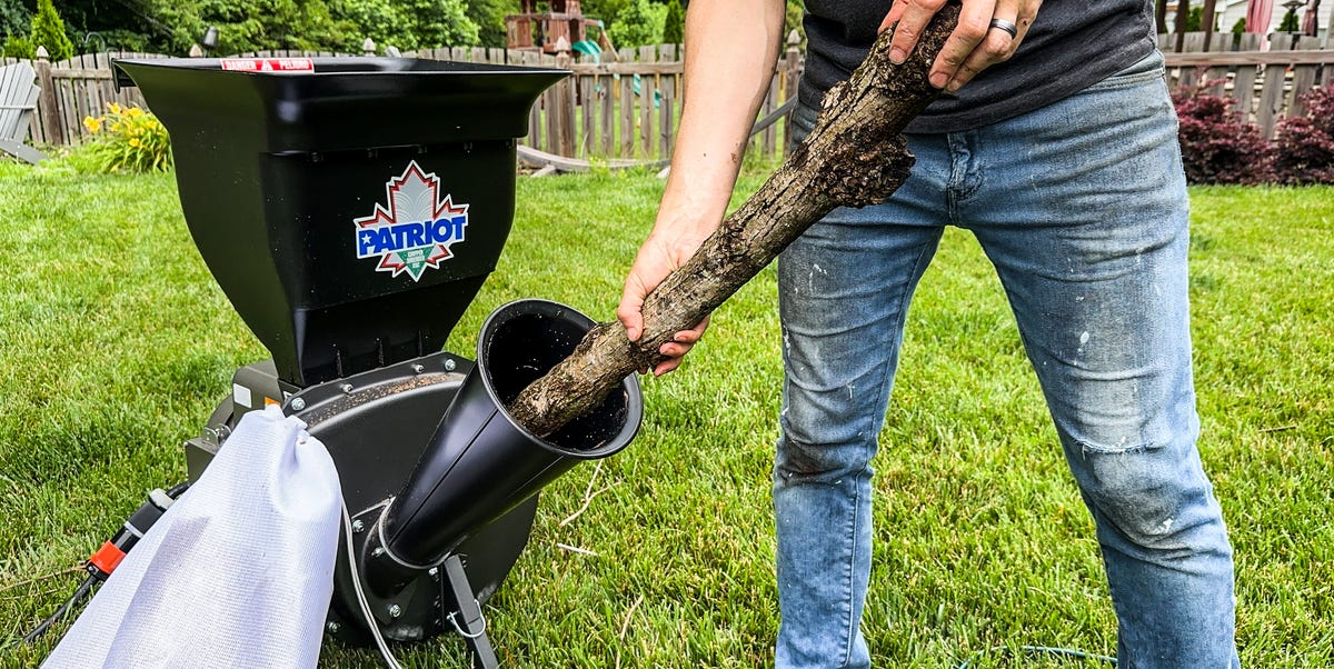We used these wood chippers to mulch all our downed branches—and you ...