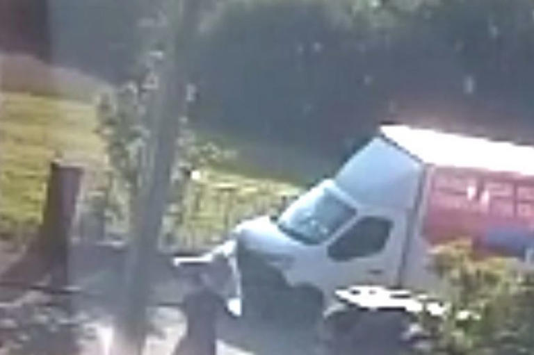 Brazen fly-tipper caught on camera dumping waste on field