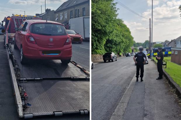 Car seized by police as driver only had provisional licence
