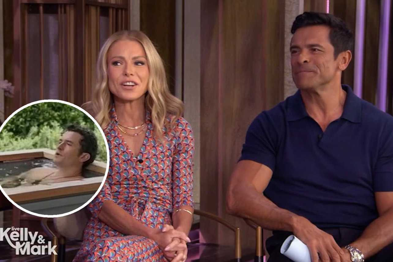 Kelly Ripa Teases Mark Consuelos and Orlando Bloom As They Chat About ...