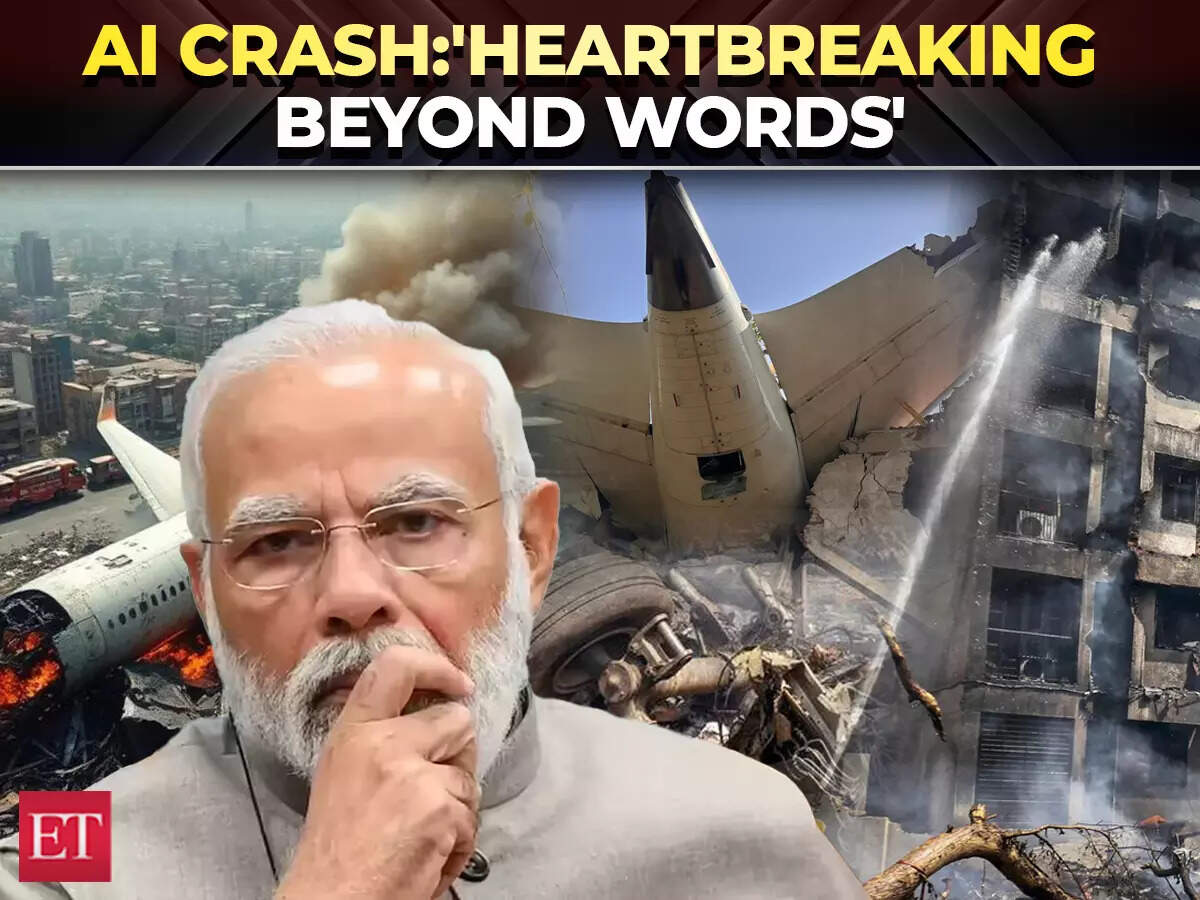 PM Modi calls Ahmedabad Air India crash 'heartbreaking'; says in ...
