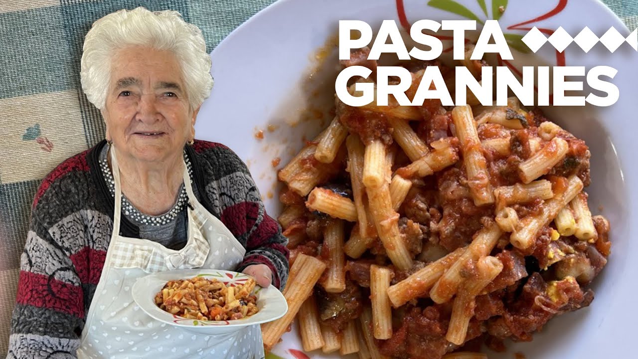 95 year old Provvidenza makes Sicilian pasta ncasciata