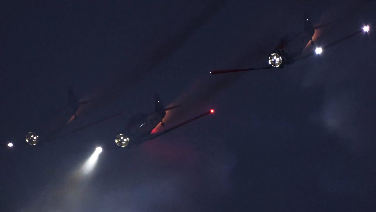Fire in the Sky – Titan Aerobatic Team’s Epic Night Show