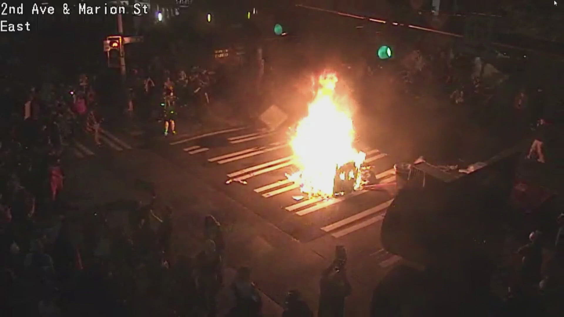 Seattle police arrest eight people, deploy crowd control tactics during ...