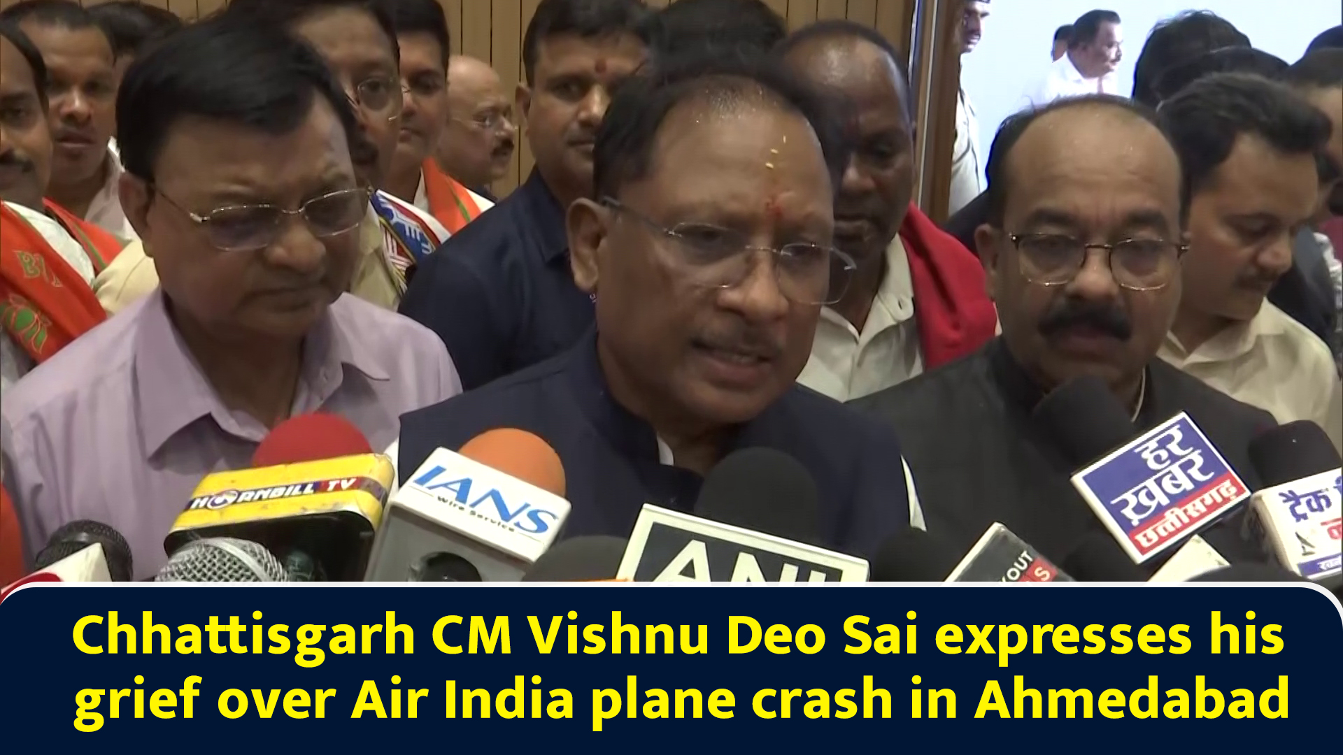 Chhattisgarh CM Vishnu Deo Sai expresses his grief over Air India plane ...