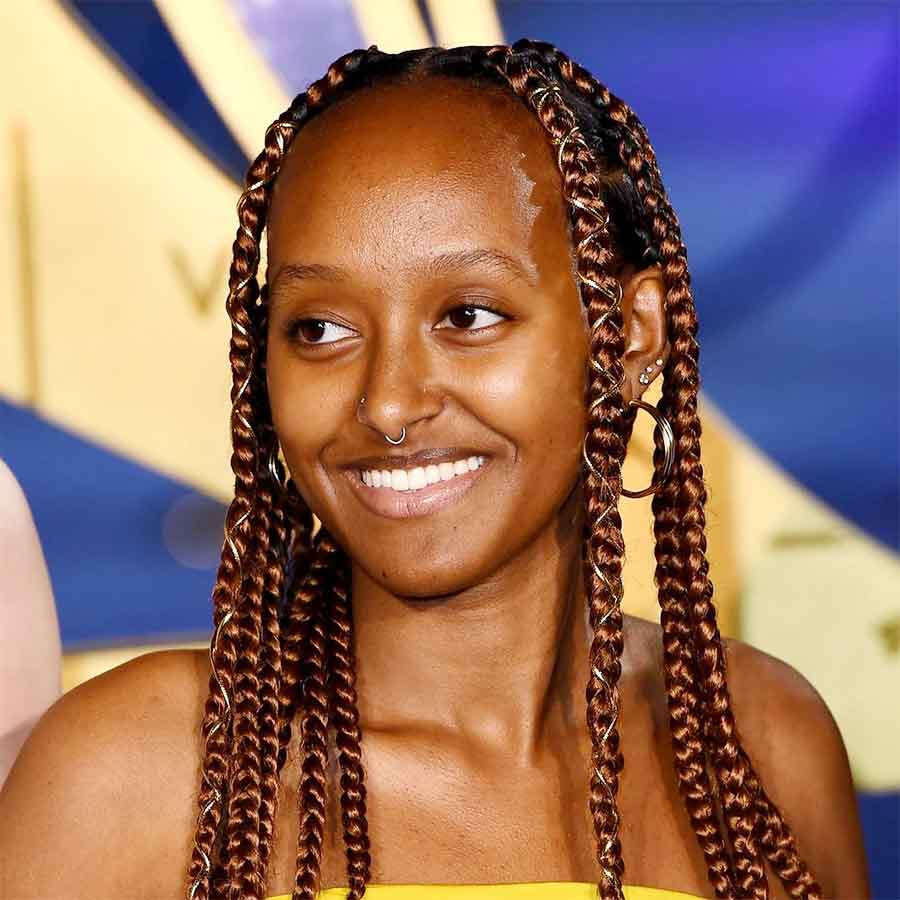 Angelina Jolie's daughter Zahara clicked wearing a diamond ring