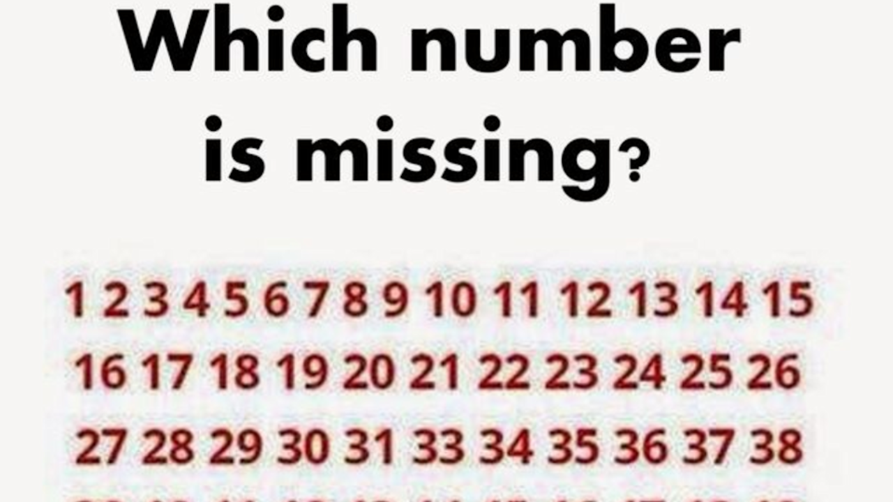 Viral Puzzle: Find the Missing Number That Thousands Failed to Spot