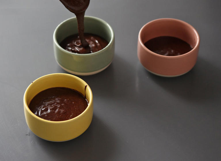 The perfect chocolate mousse, ultra gourmet with a hint of salt