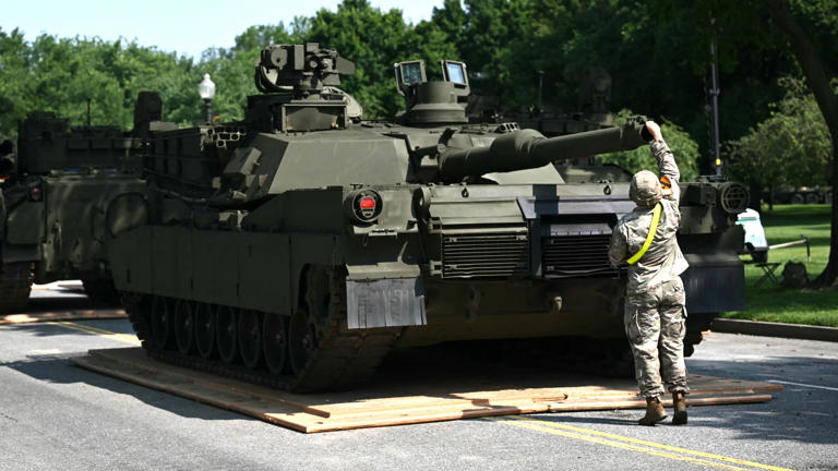 Republicans Flee Questions About the Cost of Trump’s $45M Birthday Tank ...
