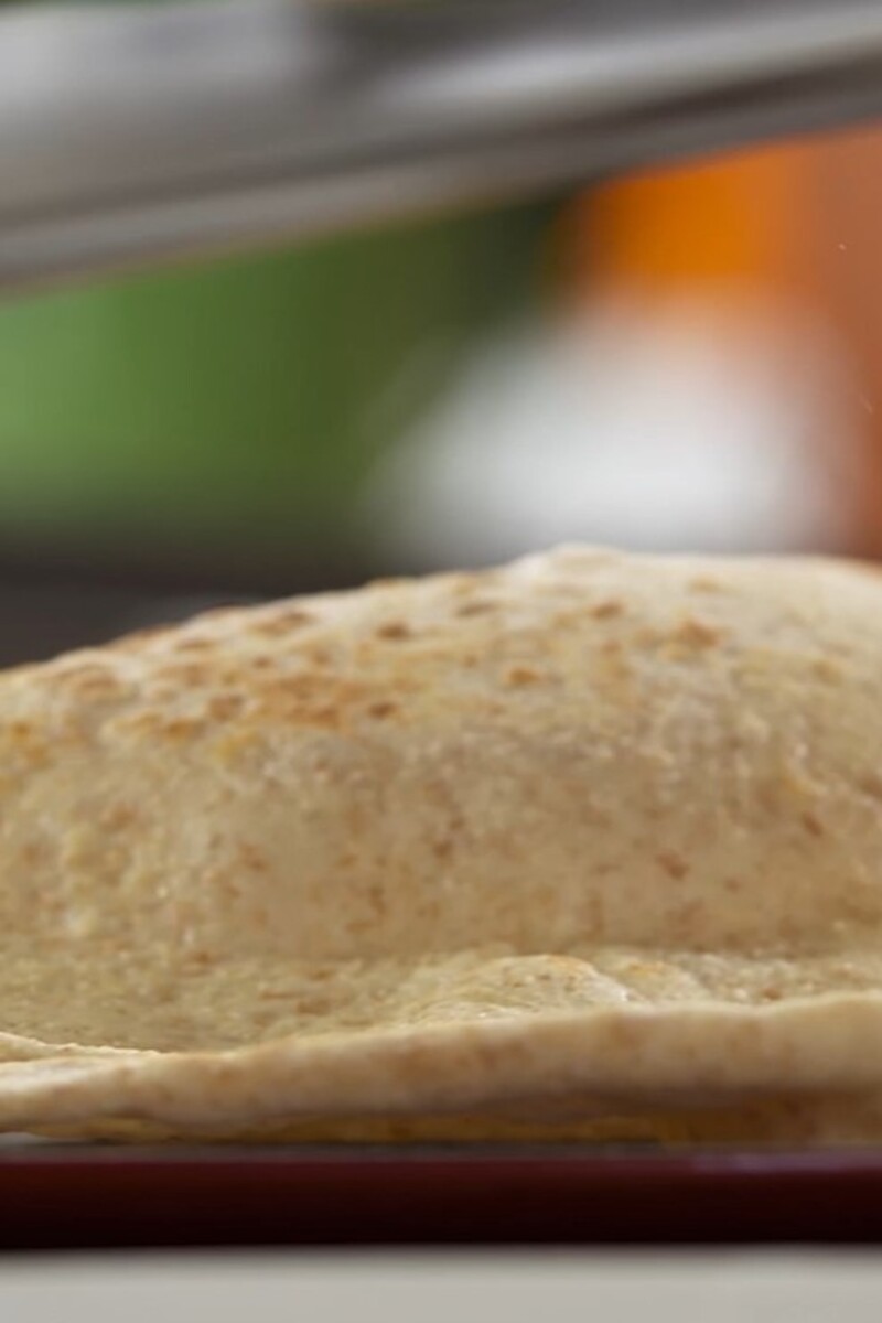 Homemade Lebanese Pita Bread with Olive Oil and Honey