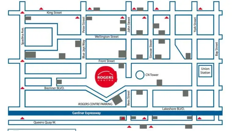 Rogers Centre Stadium Guide: Schedule of events, concerts, seating map ...