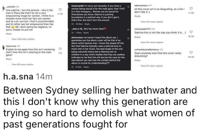 Here's Why Sabrina Carpenter's Album Art Is Being Compared to Sydney ...