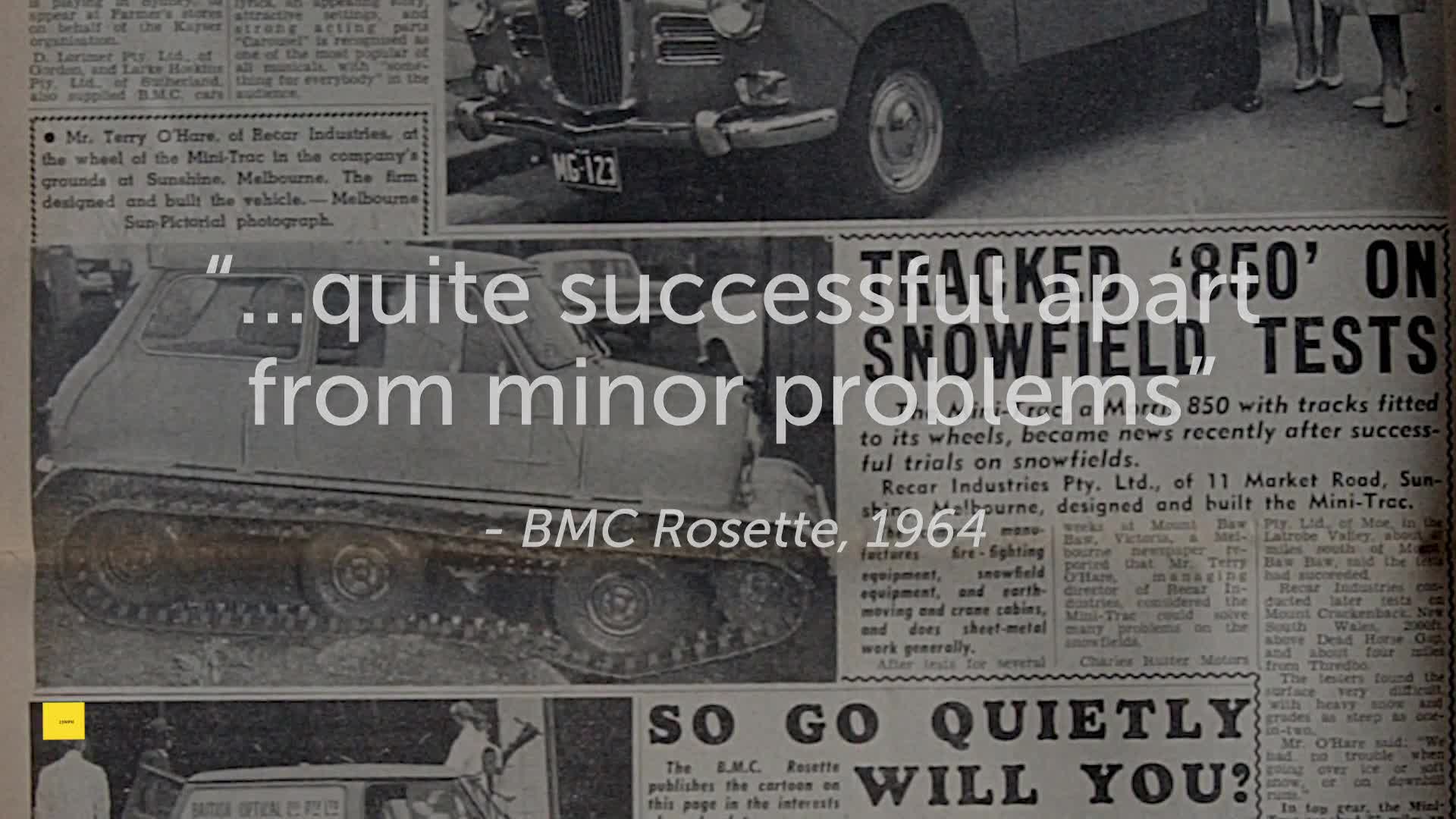 Mini Trac: The Ultimate Antarctic Vehicle