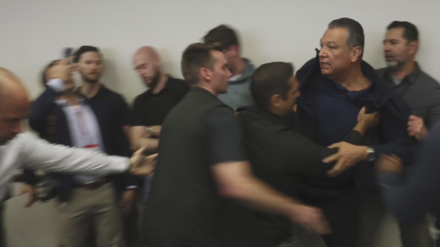 Sen. Alex Padilla forcibly removed from news conference held by ...