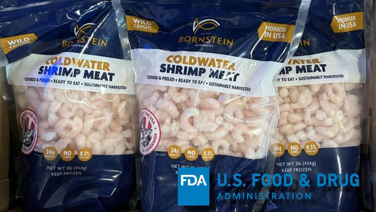 FDA issues alert for more than 20,000 pounds of contaminated shrimp ...