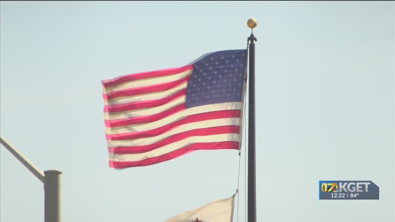 17 News, Bakersfield Young Marines work to retire American flags