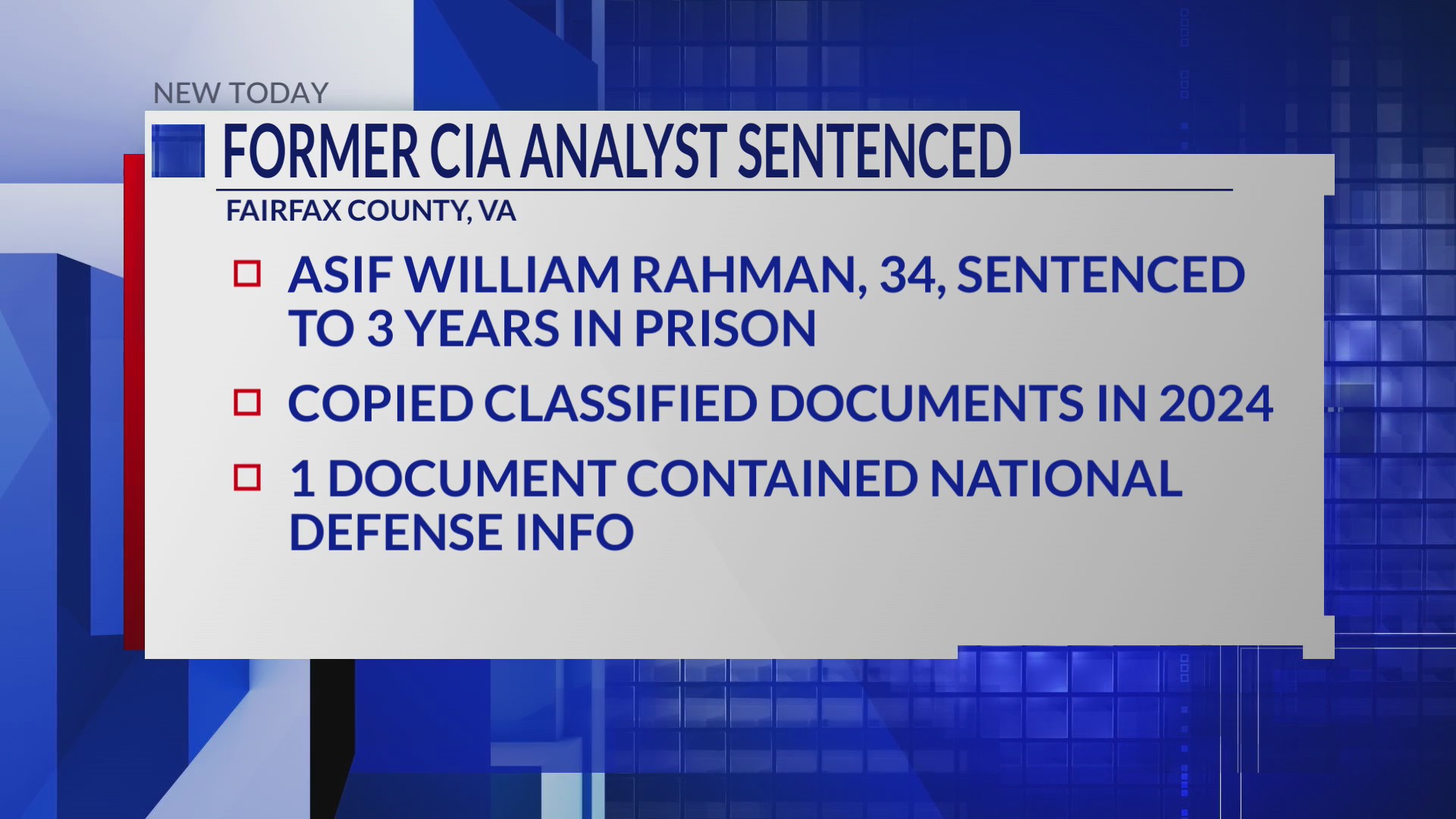 Former CIA analyst sentenced