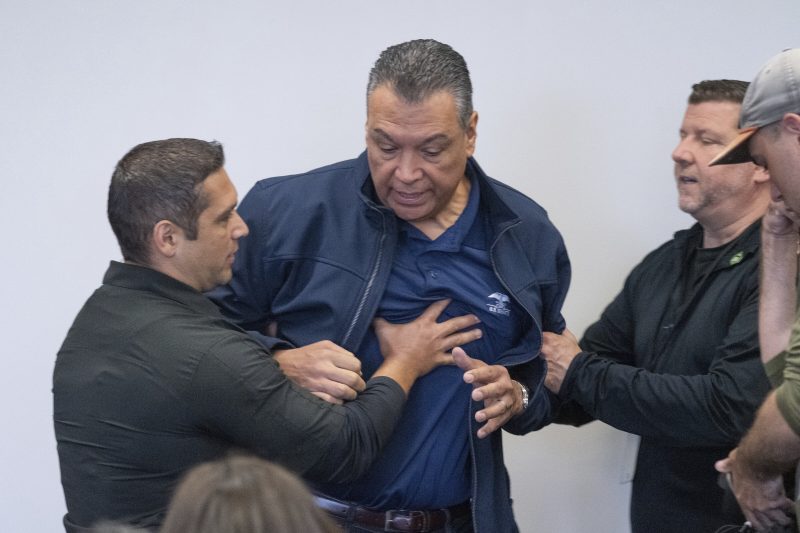 Senator Padilla kicked out of press conference