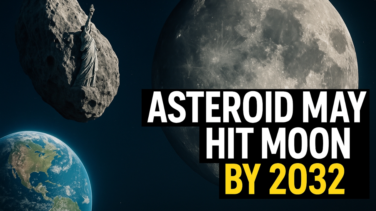 NASA Warns Statue-Sized Asteroid Could Smash Into the Moon by 2032