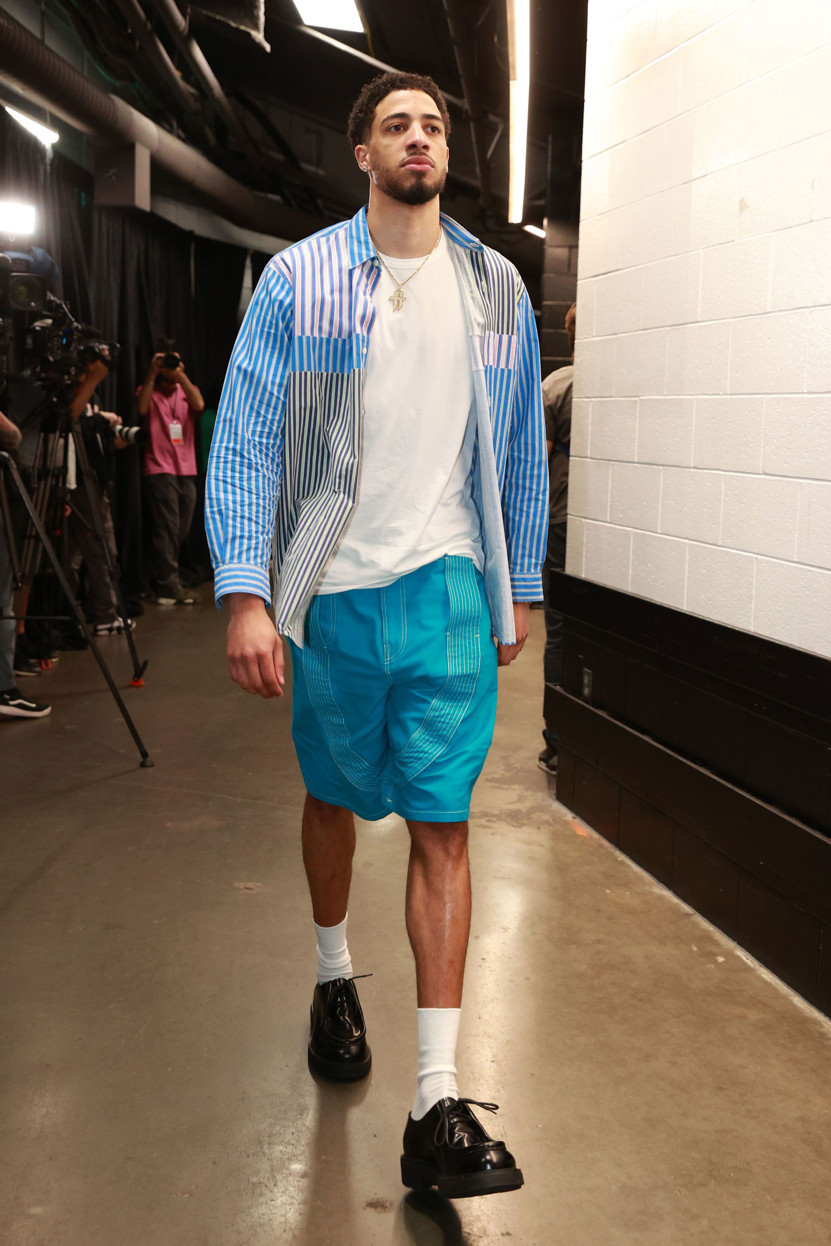 Meet the Fashion Savant Helping Tyrese Haliburton Win the NBA Tunnel ...