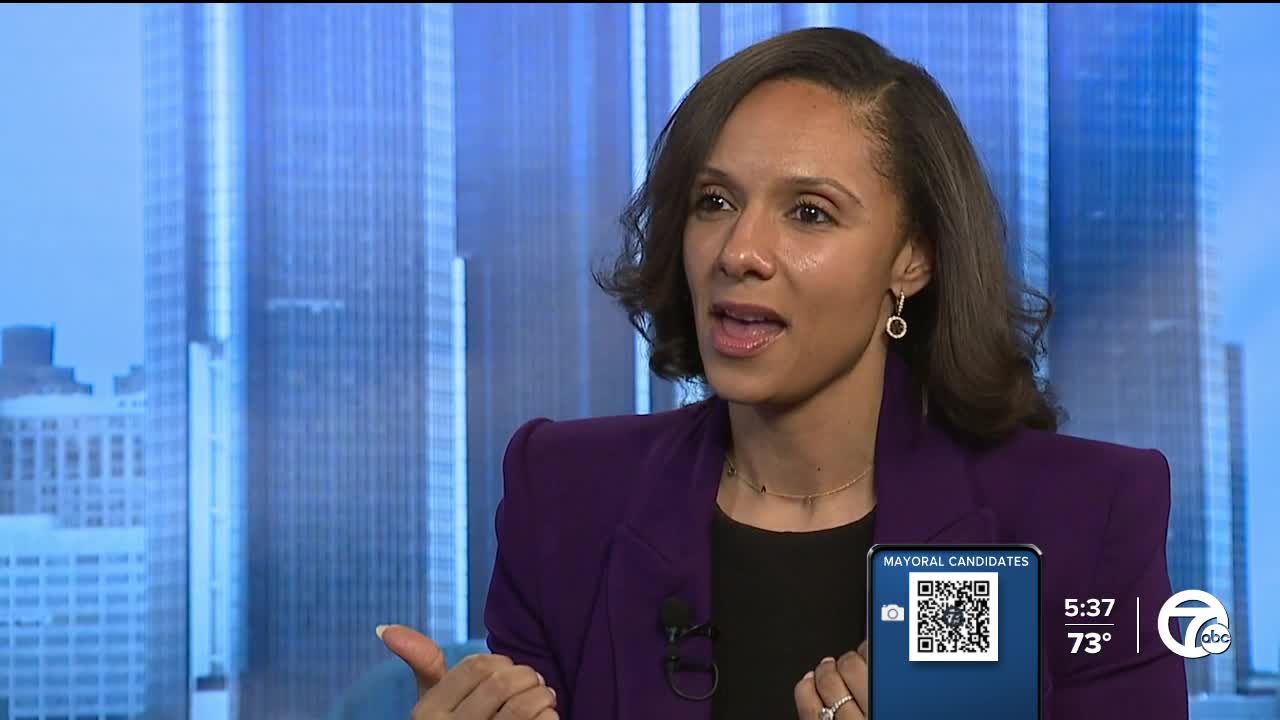 2025 Detroit Mayoral candidate Mary Sheffield speaks to 7 News Detroit
