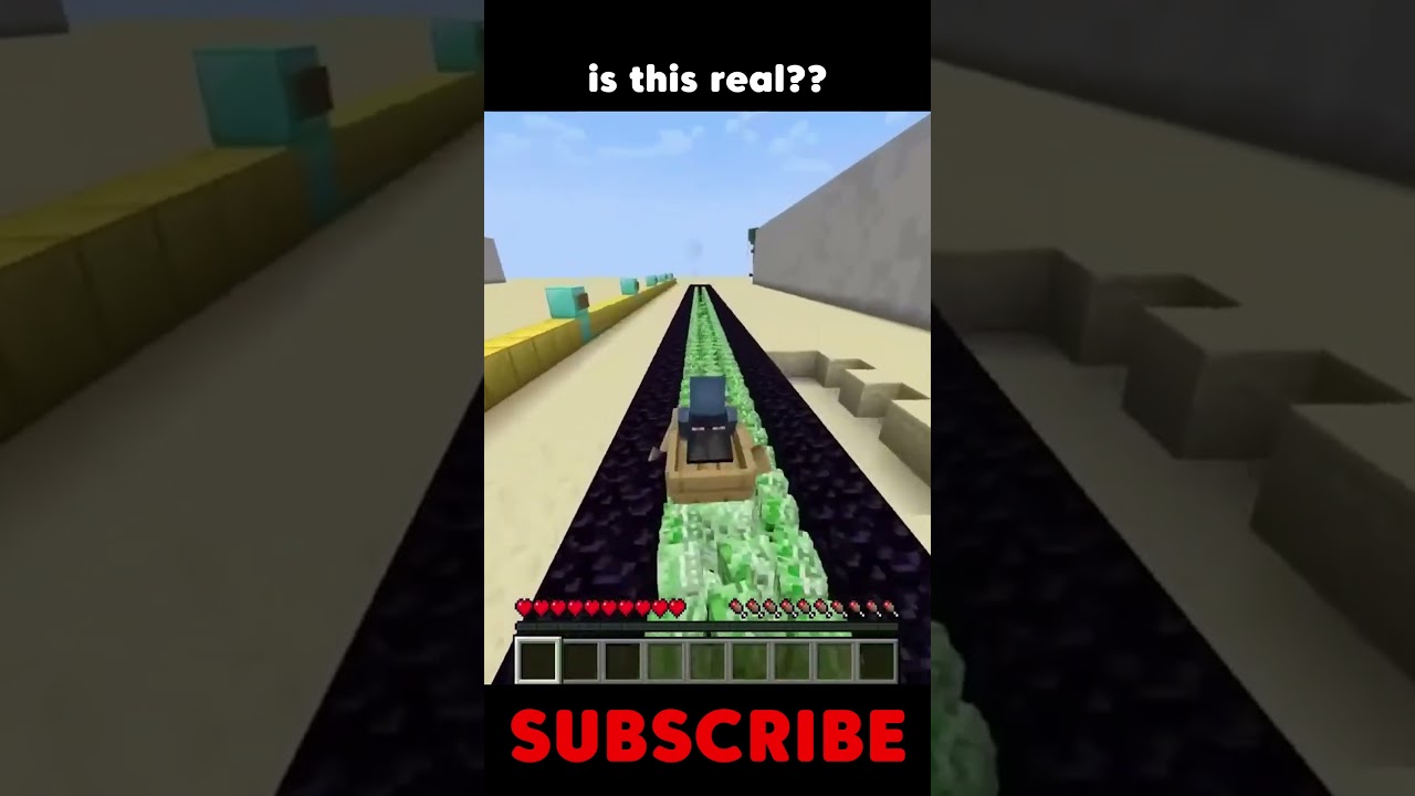 I Tried Creeper Surfing for a Minecraft Record