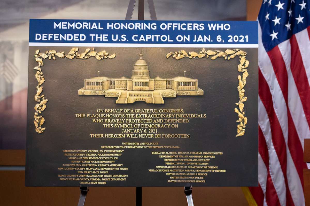 Jan 6 cops file lawsuit to force Congress to install honorary plaque at ...