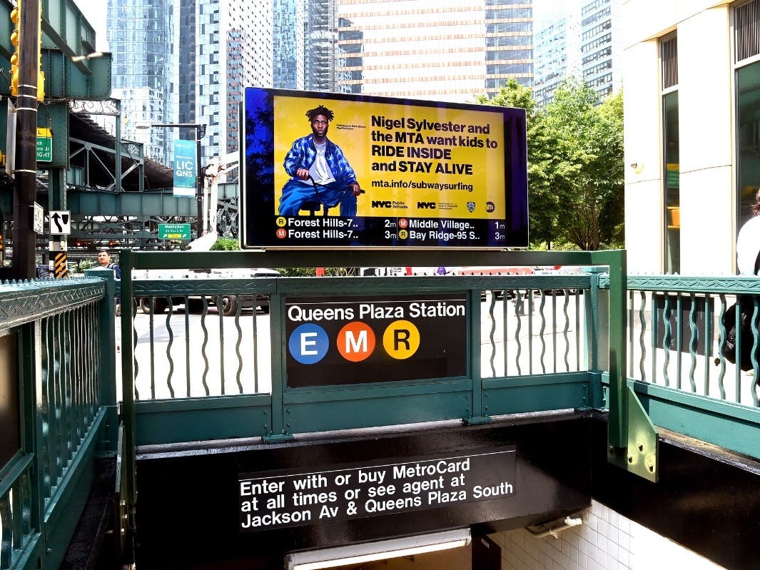 MTA Launches New NYC Anti-Subway Surfing Ad Campaign