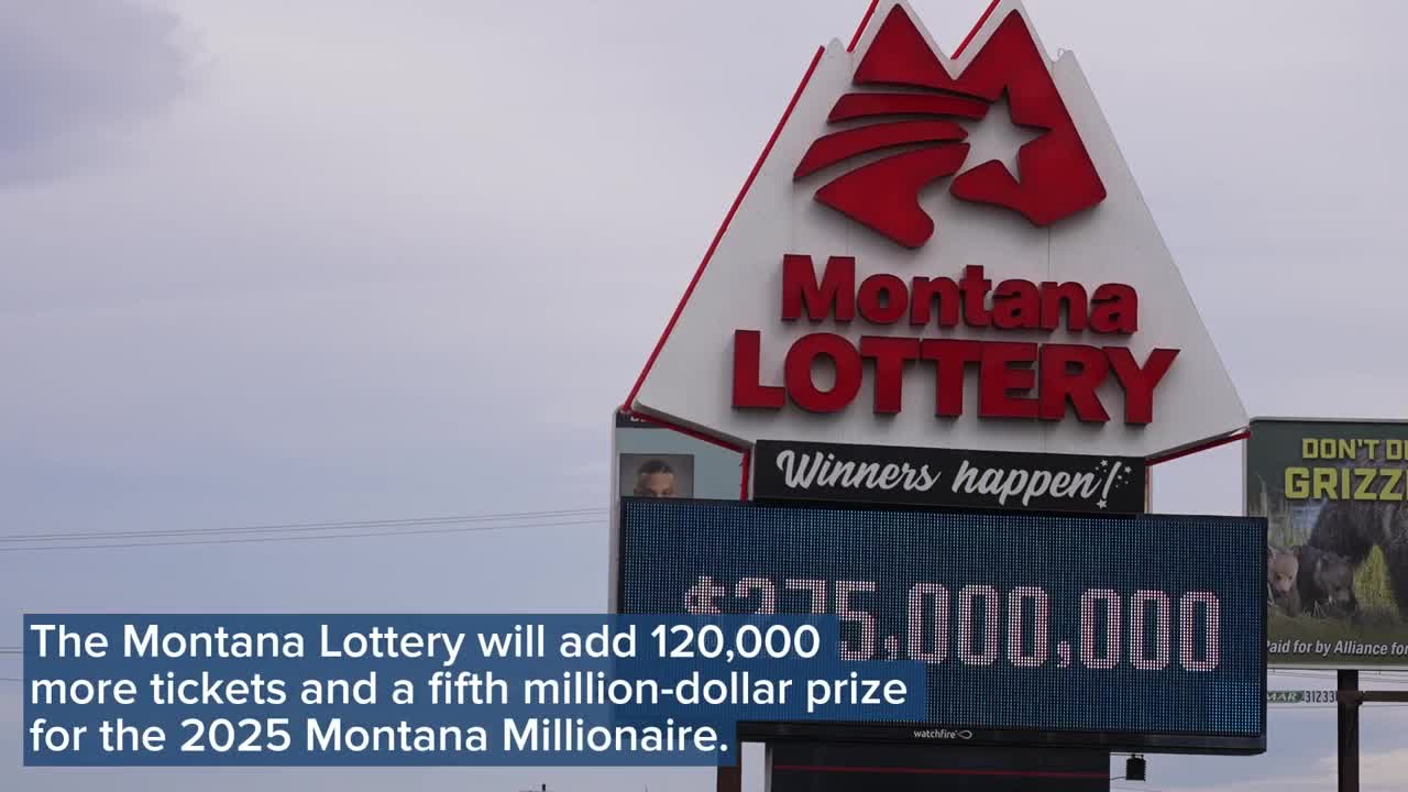 Five $1M prizes for Montana Millionaire 2025
