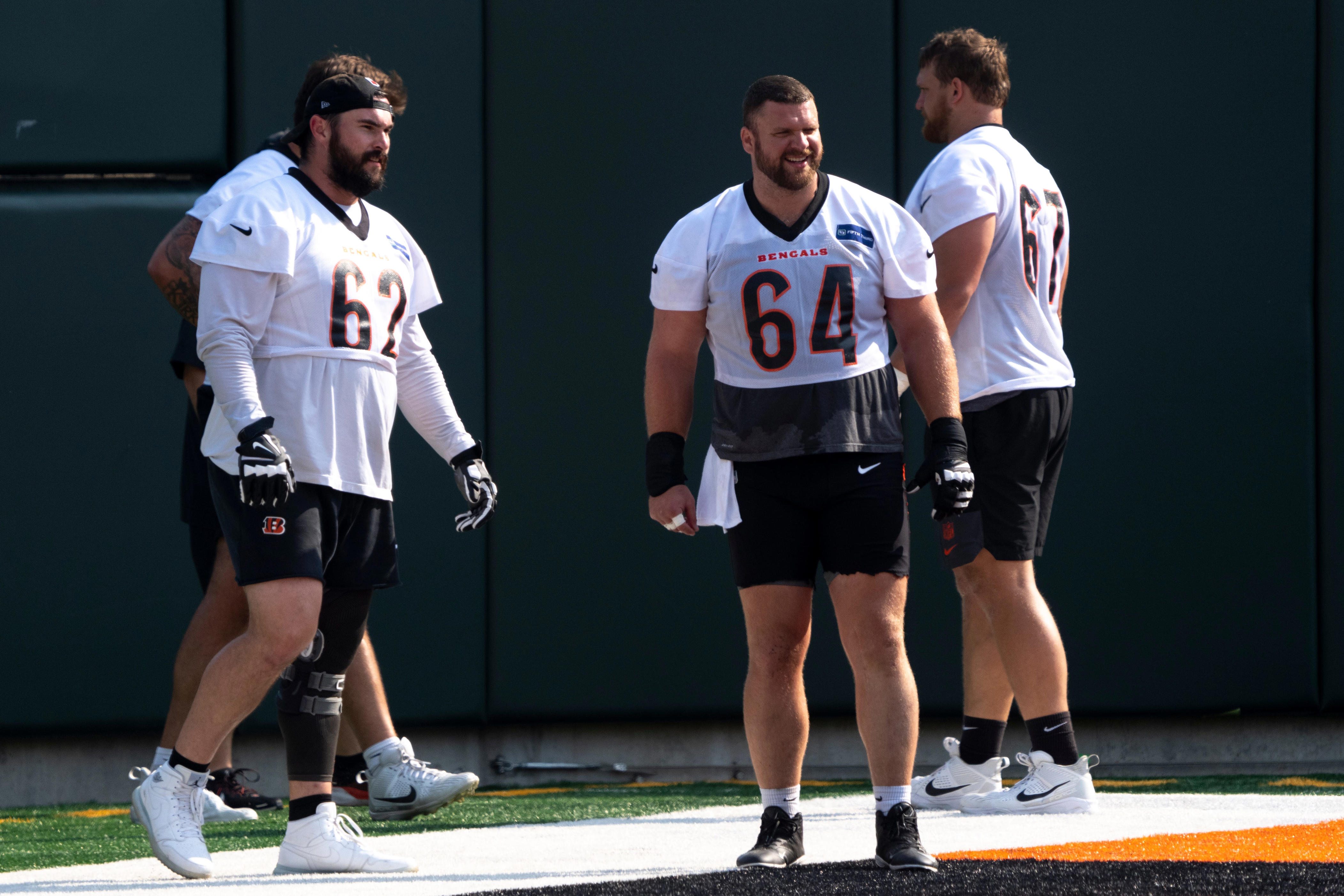 Lucas Patrick injury: Bengals guard hurts leg, misses training camp ...