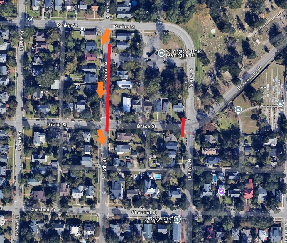 TRAFFIC ALERT: CFPUA to close part of Grace Street for sewer main repair