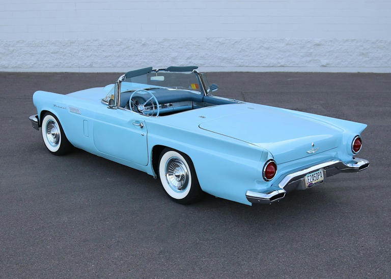 Restomod 1957 Ford Thunderbird Blends Classic Looks with Modern Muscle