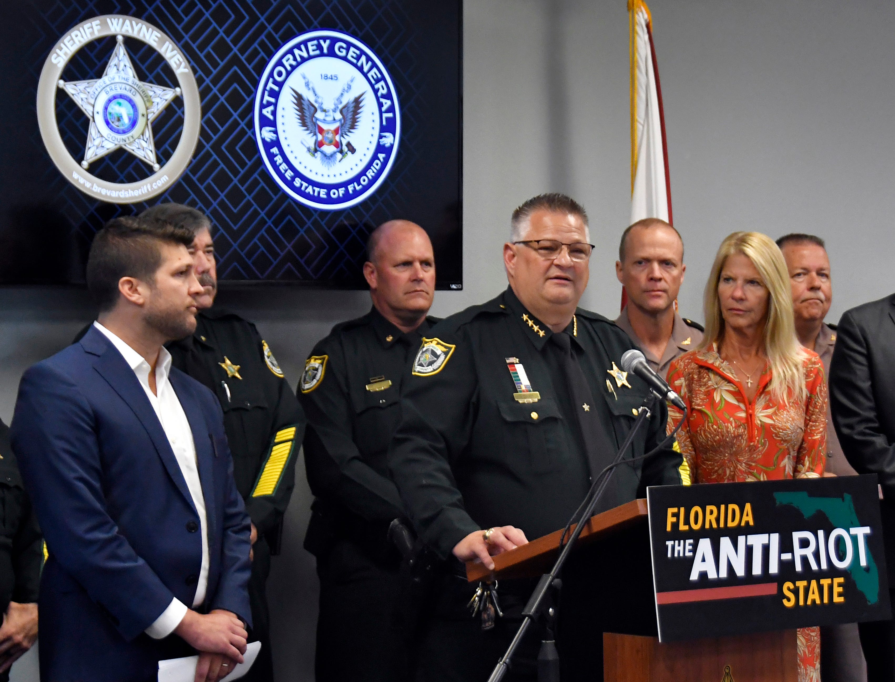Florida AG Uthmeier, Brevard Sheriff Ivey warn protesters: Florida is ...
